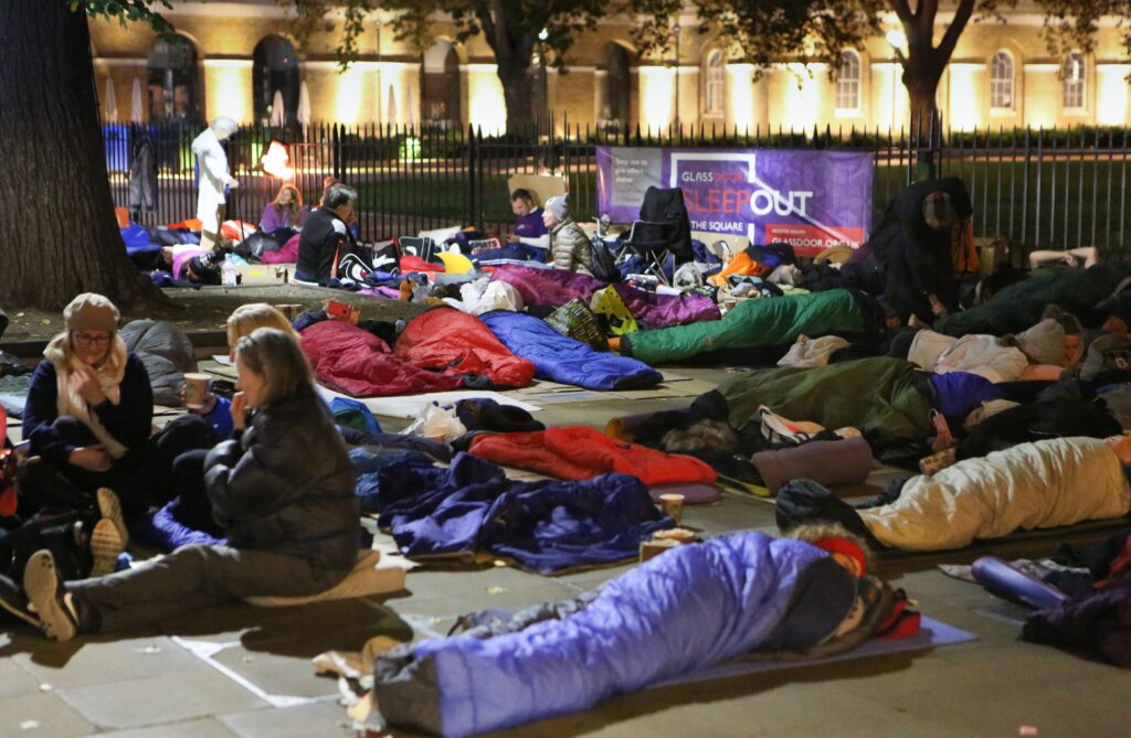 Inside Glass Door’s 7th Annual Sleep Out for London's Homeless - London ...
