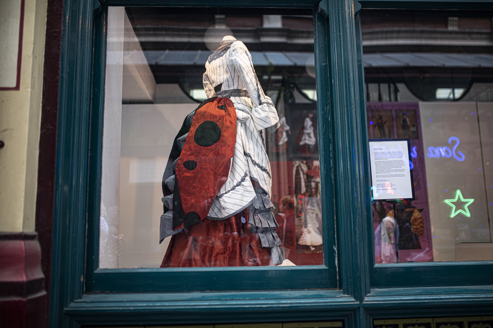 UAL London Theatrical Window Display - medium - London Post