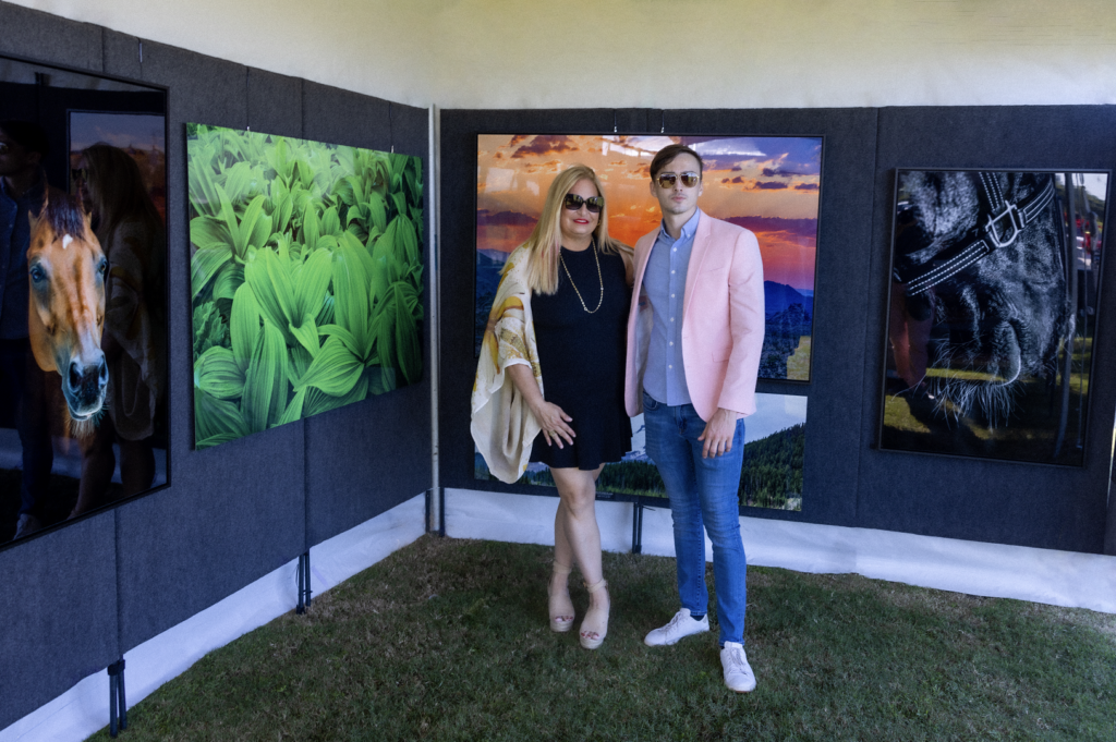 Polo Star Melissa Ganzi Presents Photographer Artem Shestakov during ...