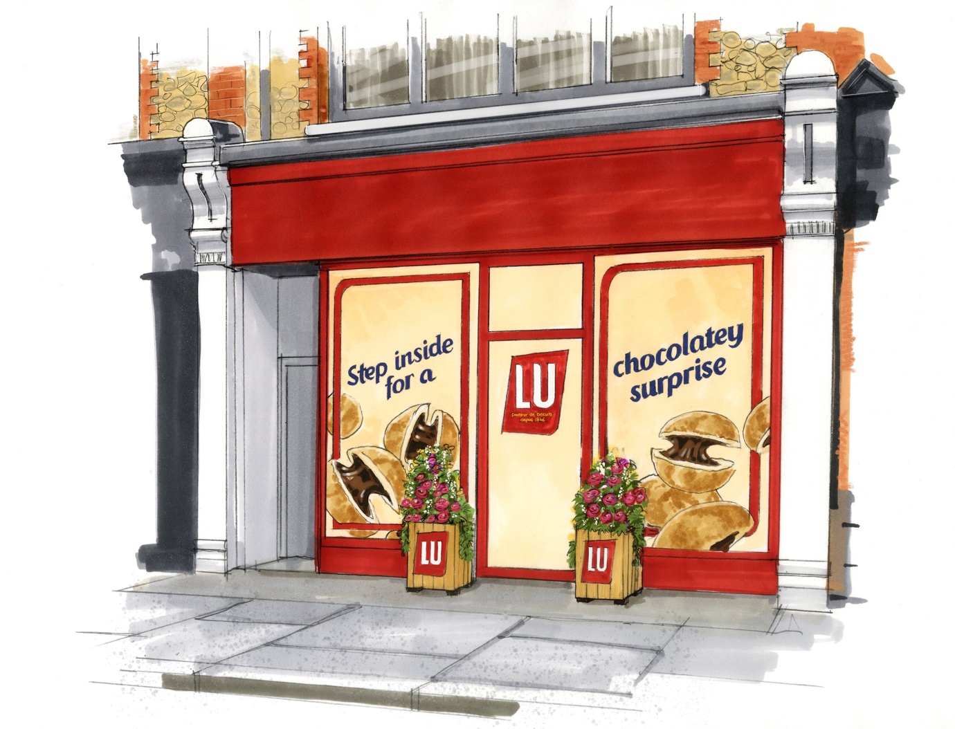 FRENCH BISCUIT BRAND LU BRINGS A CHOCOLATEY SURPRISE TO THE STREETS OF ...