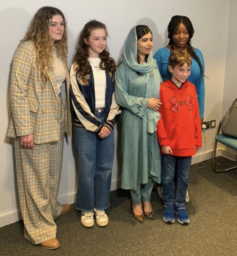 Deaf 12-year-old meets international activist Malala Yousafzai and ...