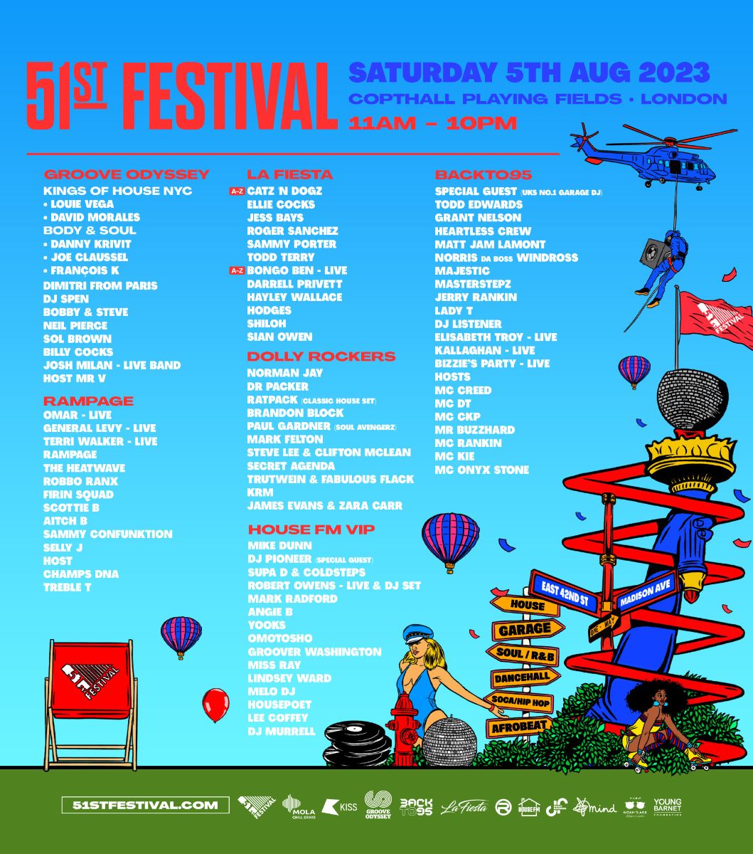 51st Festival returns to London this August with Omar, General Levy ...