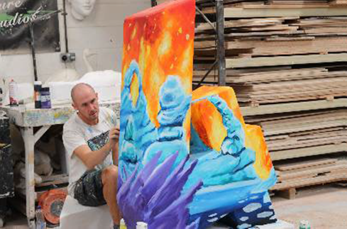 Rare Blood Cancer Art Installation Unveiled today at Westfield White ...