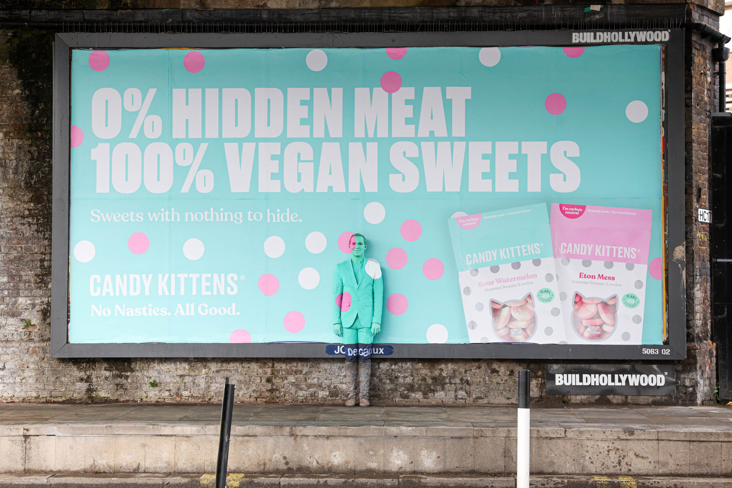 TV Star Jamie Laing 'disguised' into new billboard in West London ...