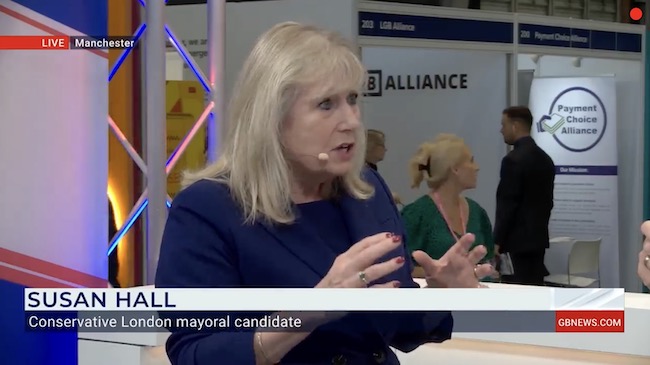 Tory London Mayoral candidate Susan Hall calls Ulez zone expansion a ...