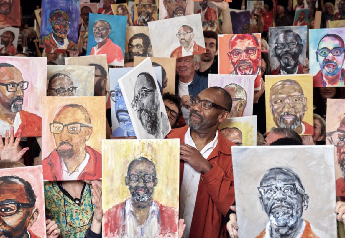 Sir Lenny Henry helps set Guinness World Record with Sky Arts’ Portrait ...