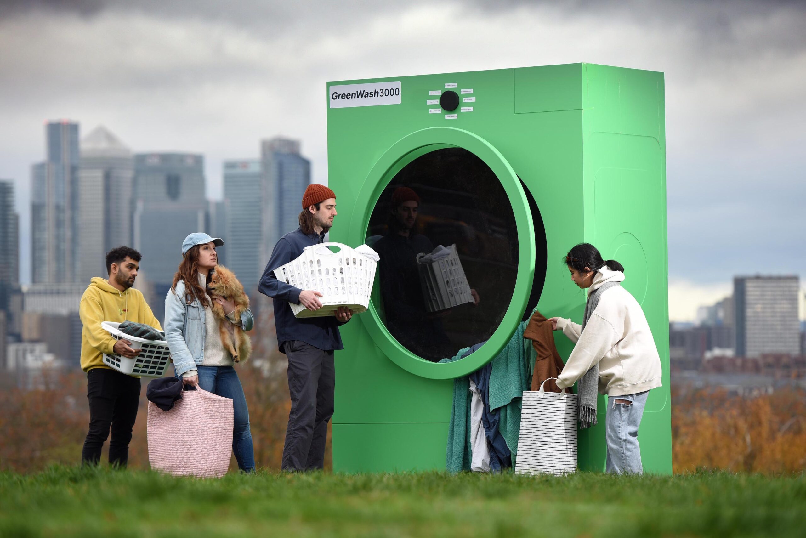 World’s First “Greenwashing Machine” in a Spin in London for Black ...