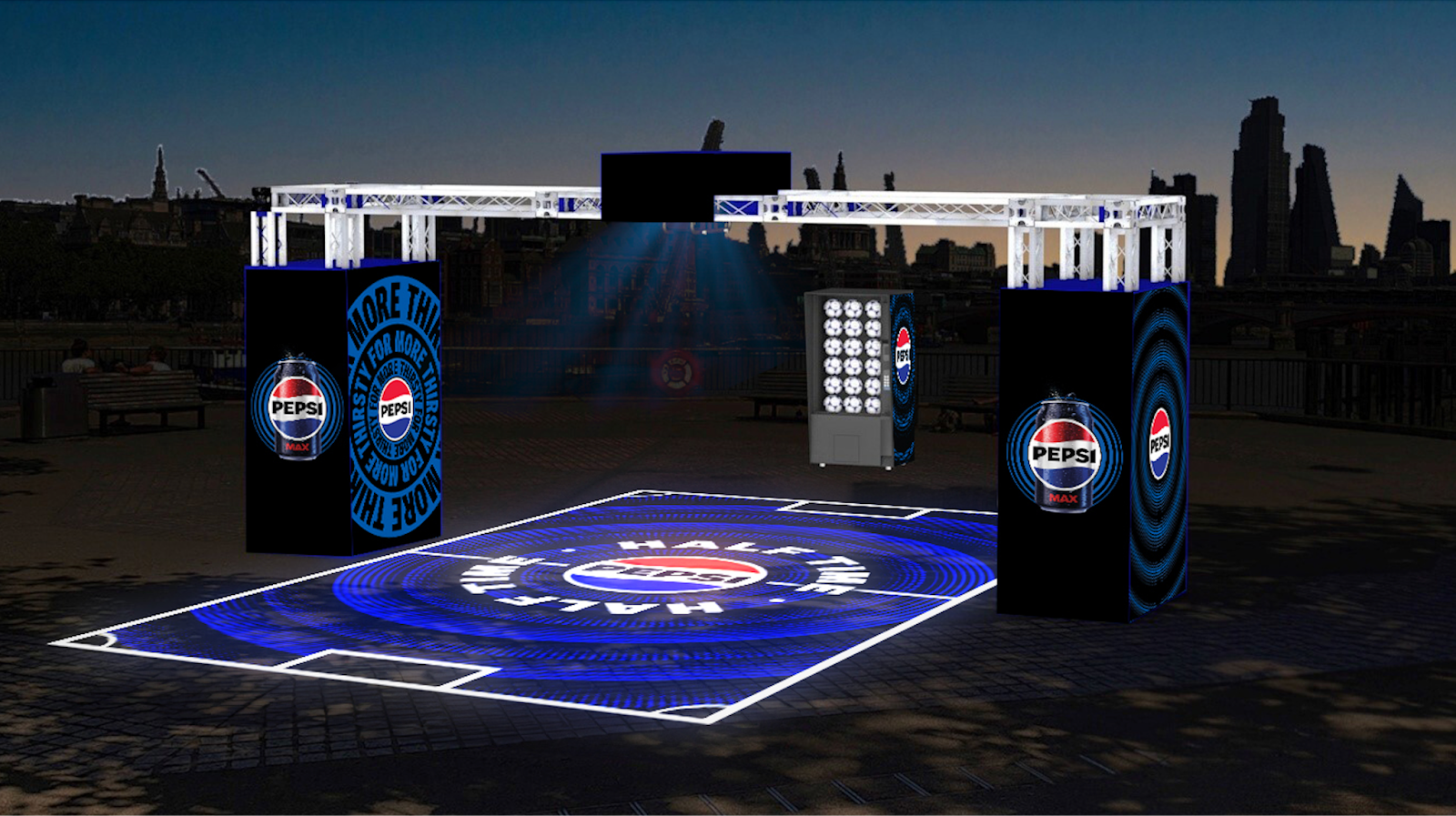 PEPSI MAX HIDDEN PITCH TOUR TO KICK OFF FOOTBALL FRENZY IN LONDON ...