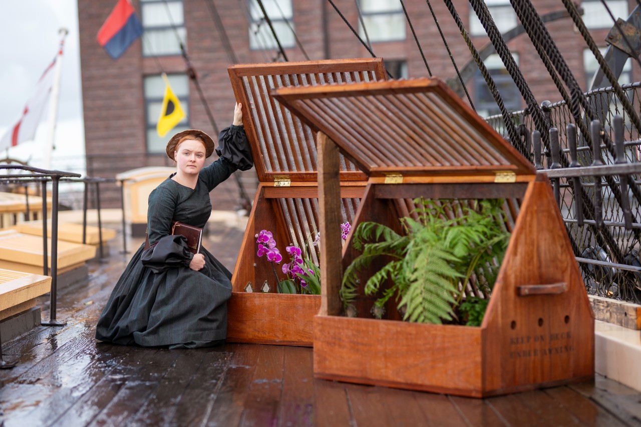 Famous ship exhibits botanical history at RHS Hampton Court Palace ...