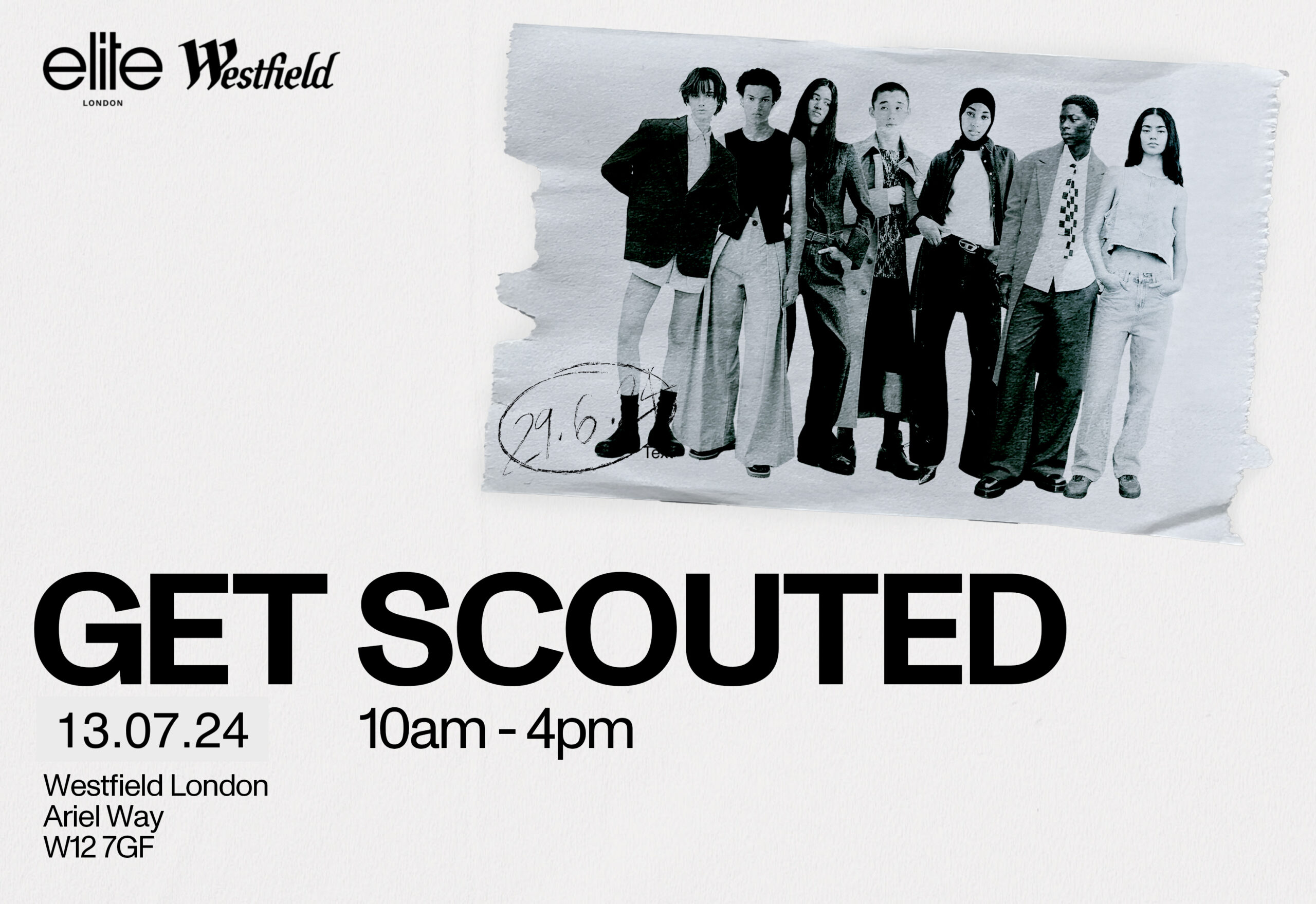 Westfield invites the next Kendal Jenner at the next Elite Model ...