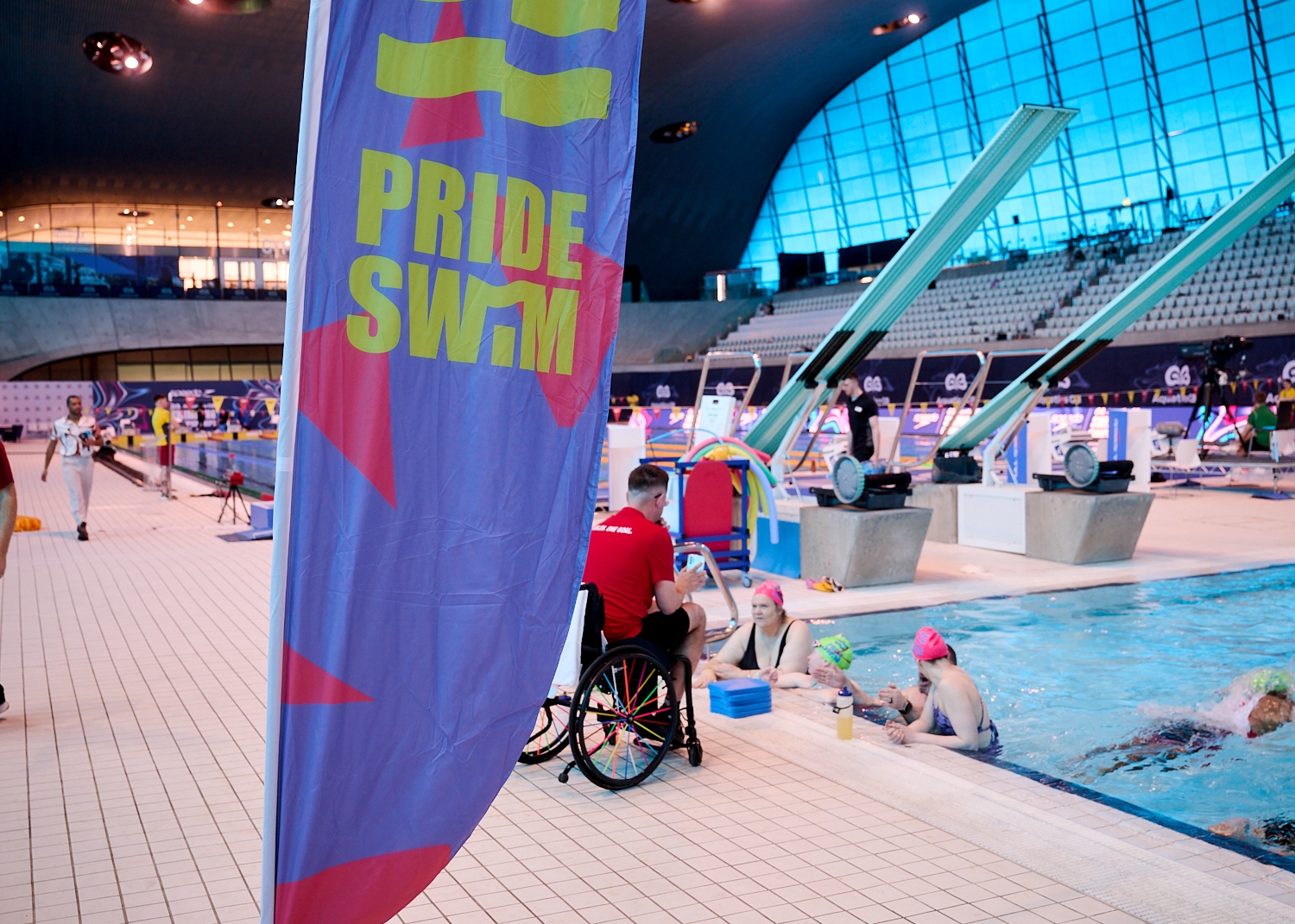 Pride Swim at the London Aquatics Centre gives members of the LGBTQIA+ ...