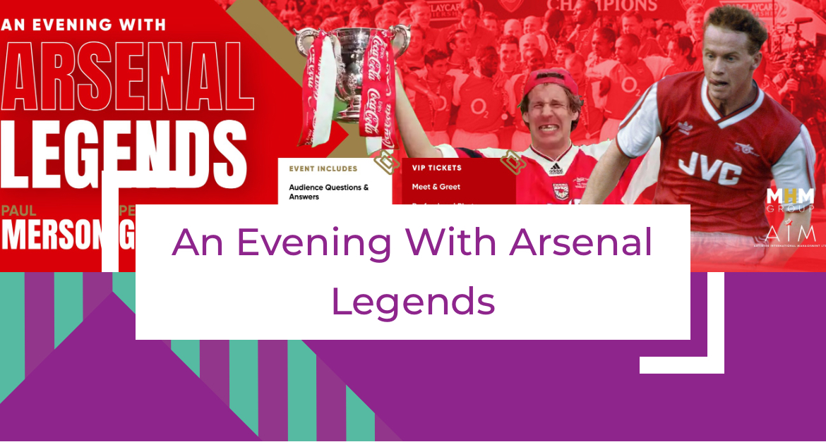 An Evening with Arsenal Legends: Paul Merson & Perry Groves come to ...
