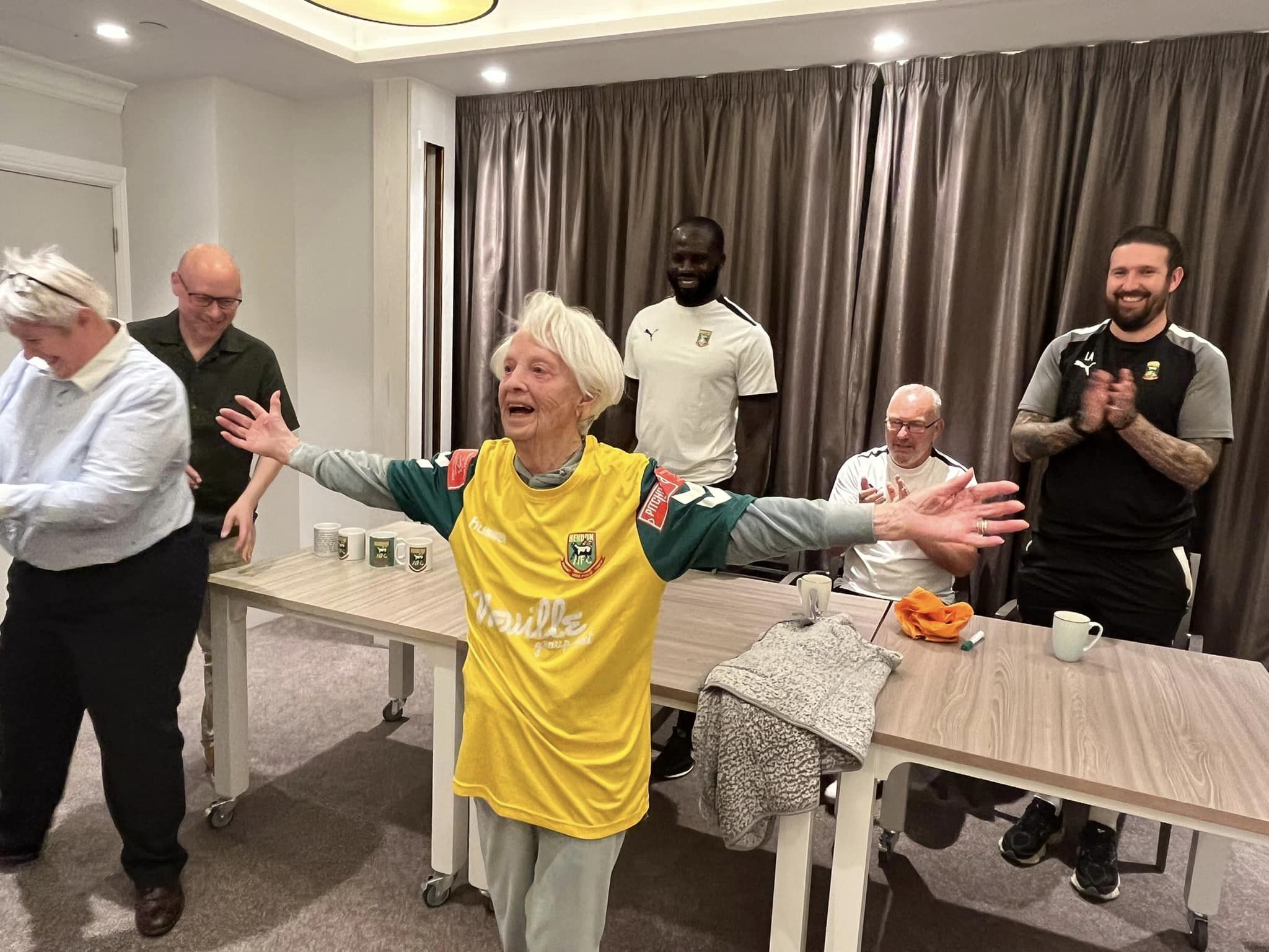 Hendon FC Management Team Visits Local Hendon Care Home - London Post