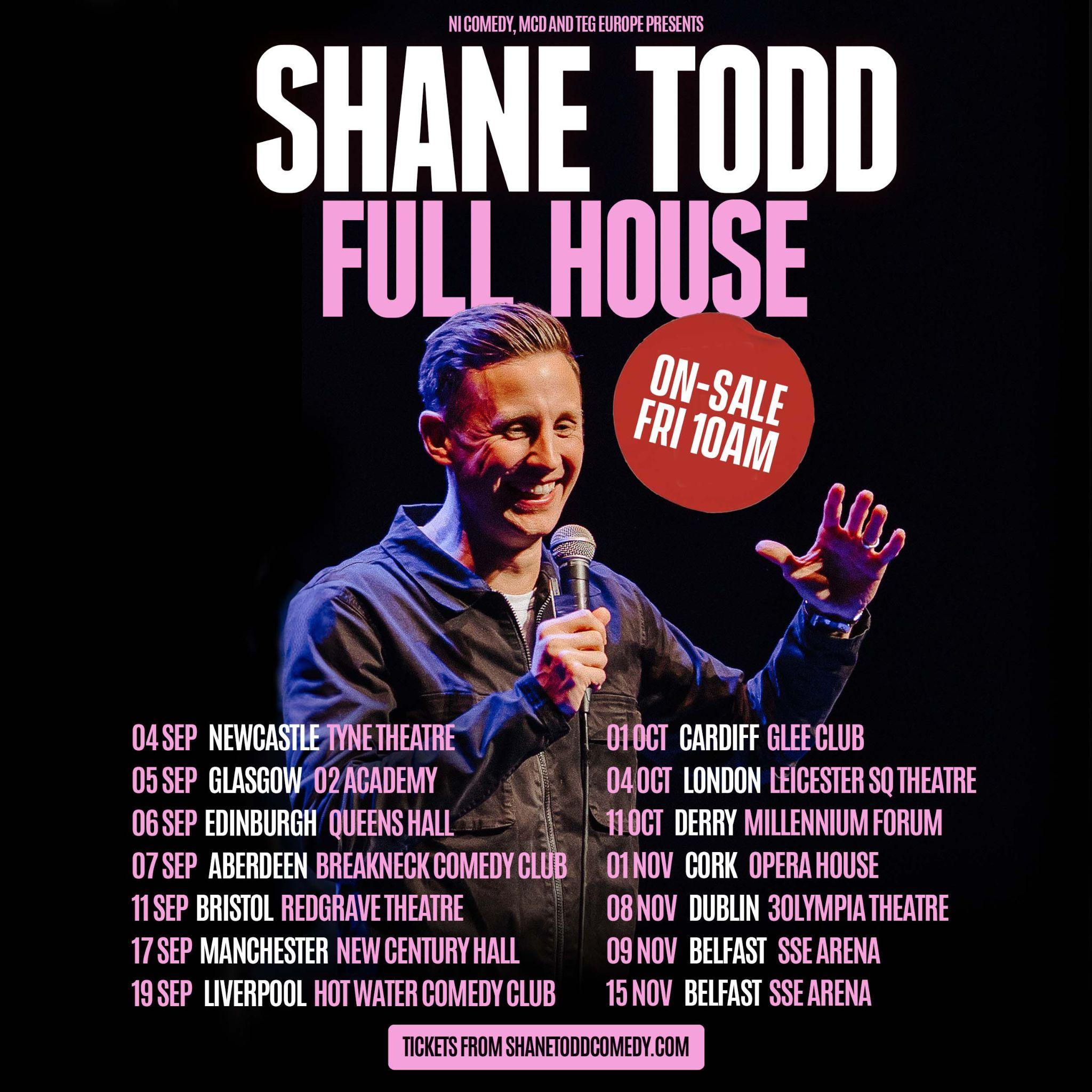Comedy Sensation Shane Todd coming to London - London Post