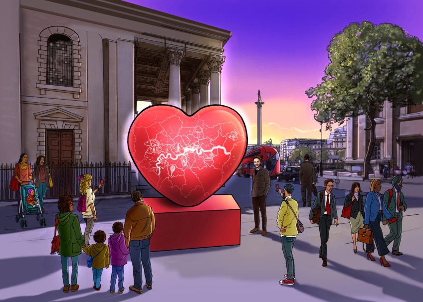 I Heart LDN: Vodafone lights up the Capital with free interactive ...