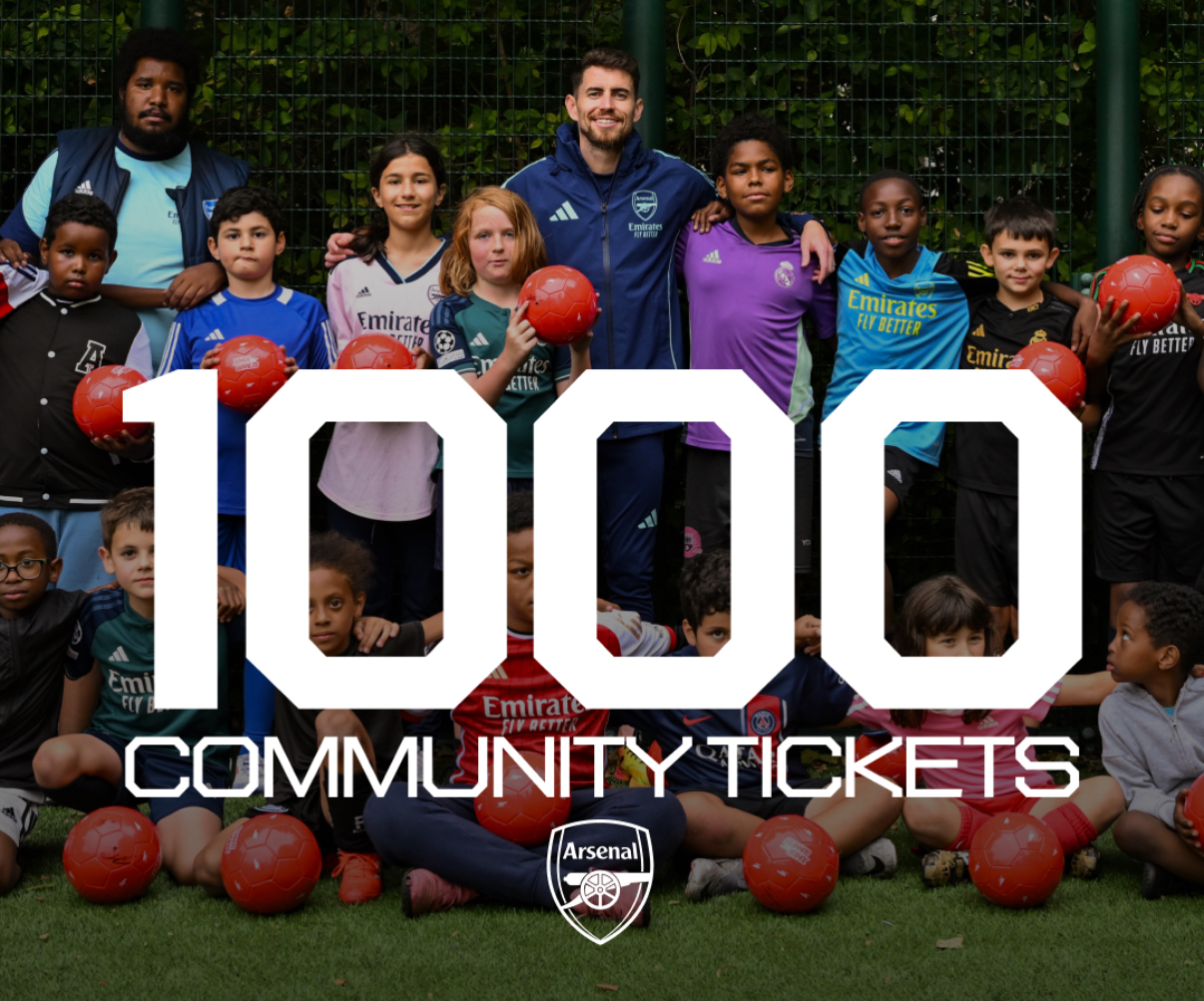 Arsenal makes 1,000 men’s tickets per season available to local ...