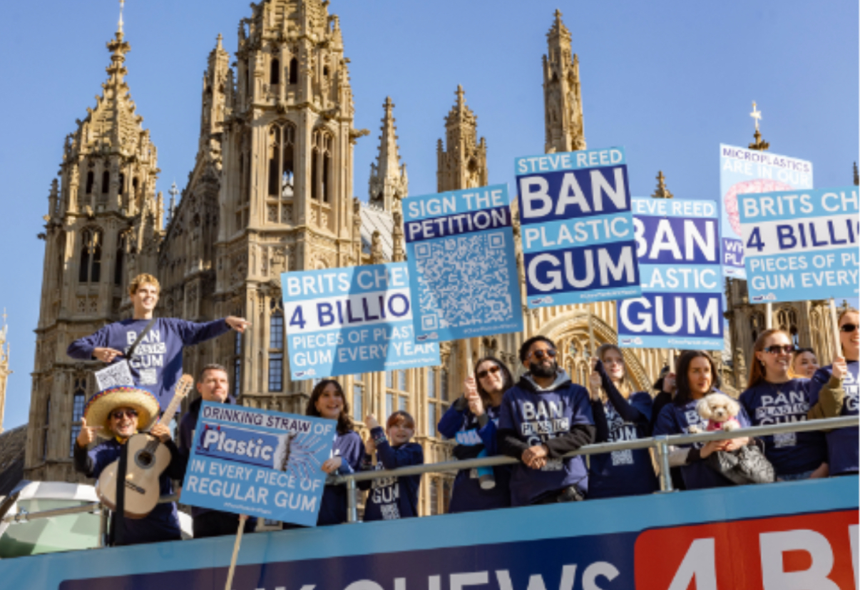 Anti-plastic gum campaign hits the streets of London - London Post
