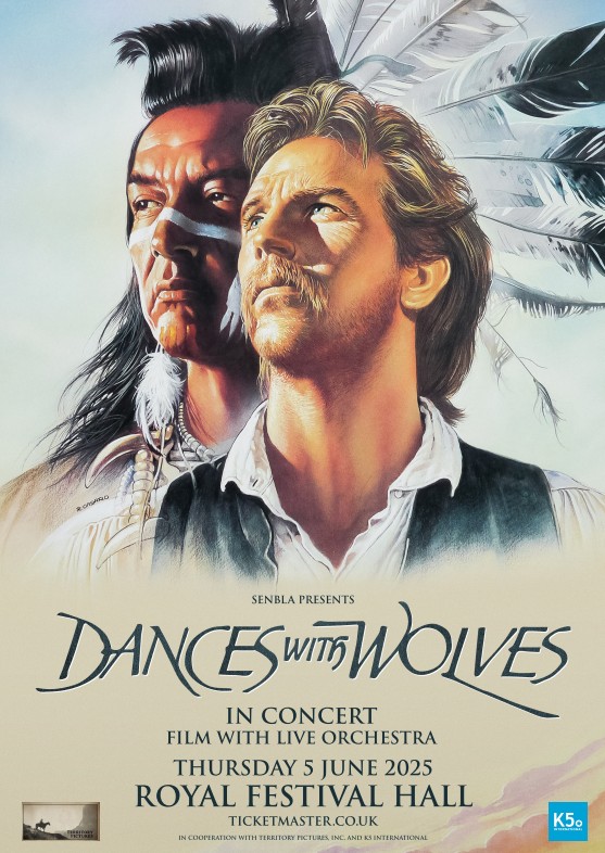 Western epic Dances With Wolves - 35th anniversary in concert show ...