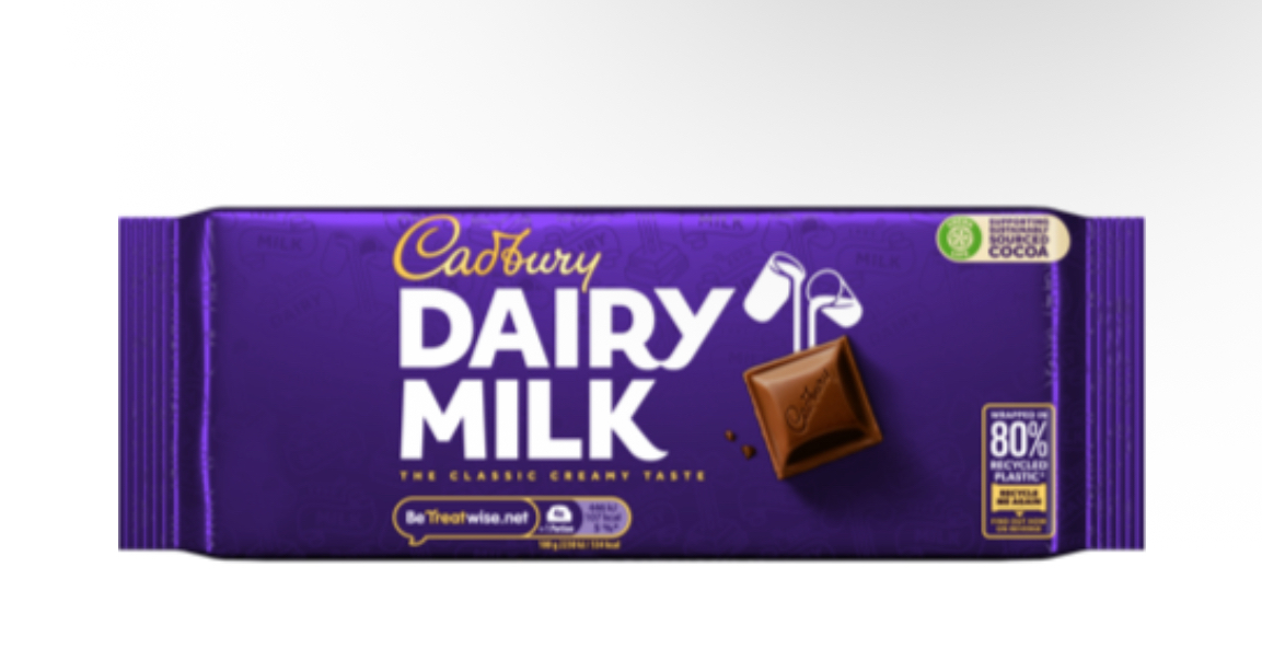 CADBURY’S ICONIC PURPLE PACKAGING IS GETTING A GLOW-UP WITH 80% ...