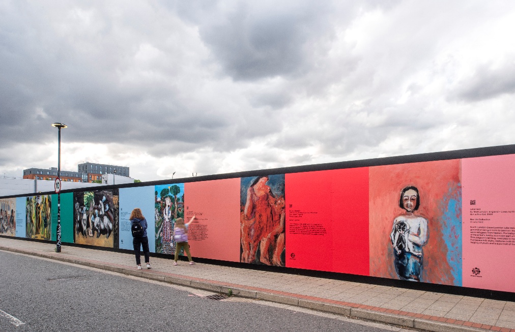 Open-air art exhibition comes to the O2 Centre celebrating refugee and ...