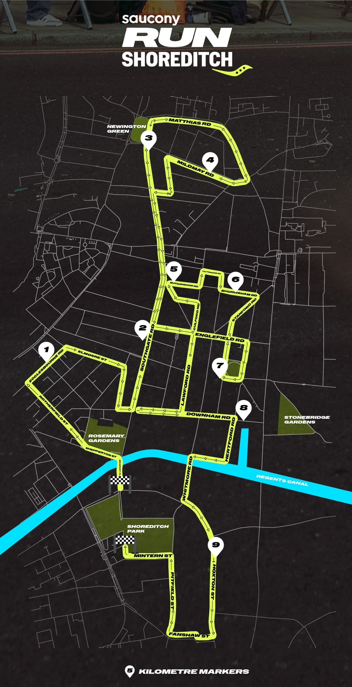 Shoreditch Route Map - London Post