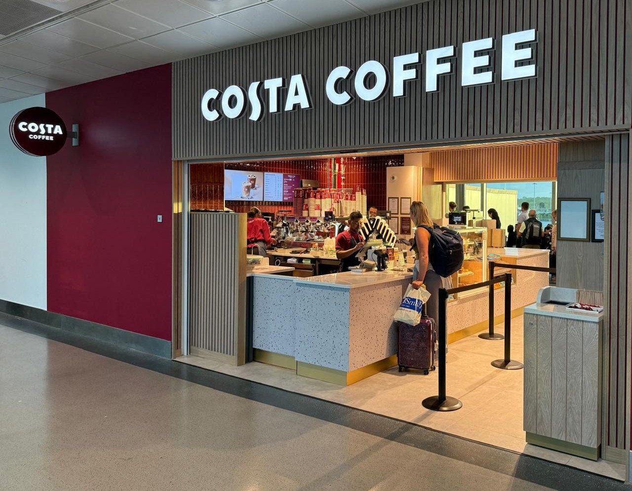 Costa Coffee opens new takeaway-only store at London Stansted Airport ...