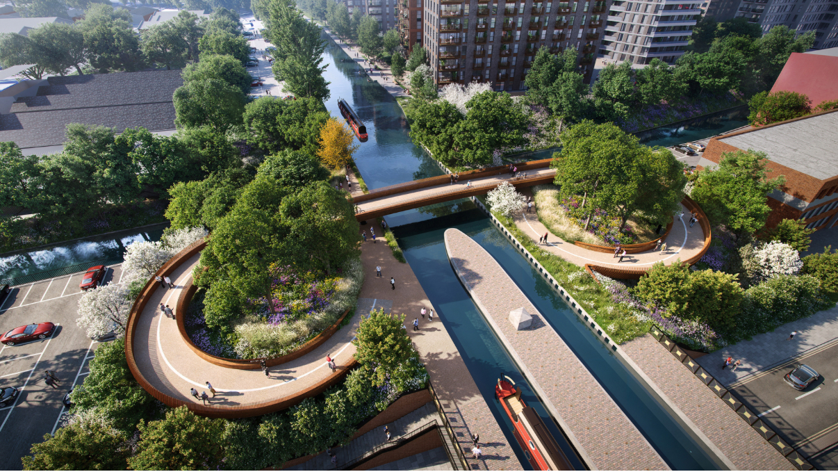 New images reveal sculptural design for Alperton bridge - London Post