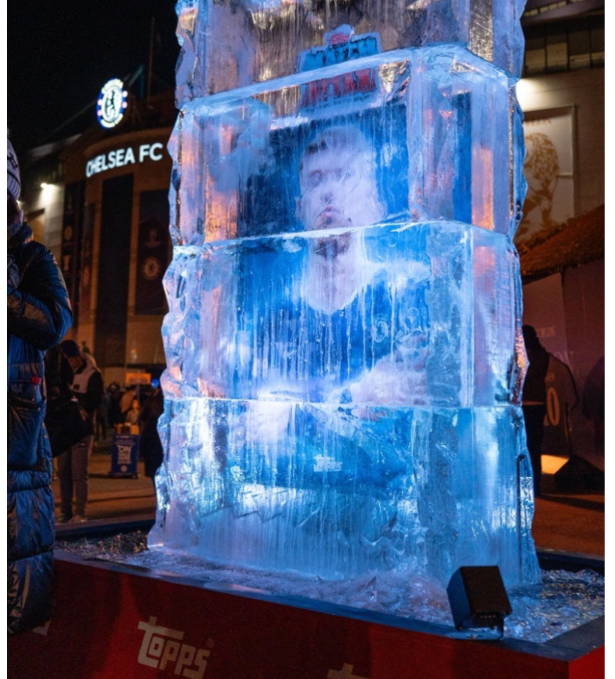 Ice-Cold Cole Palmer: Frozen Match Attax card appears outside Stamford ...