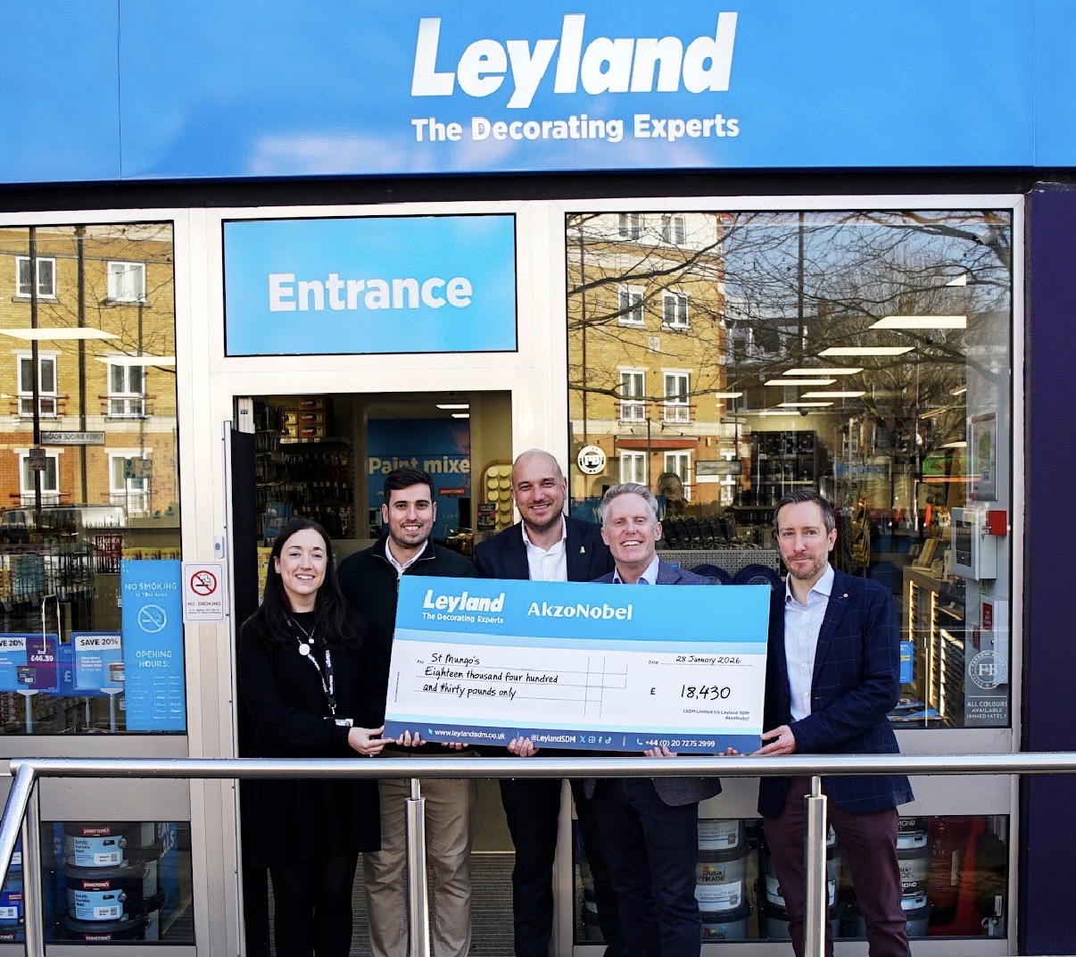 From Paint Tins to Positive Change: Leyland and Dulux Raise Over £ ...