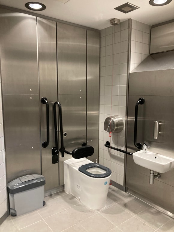 First new customer toilets on the Tube network open at Morden station ...
