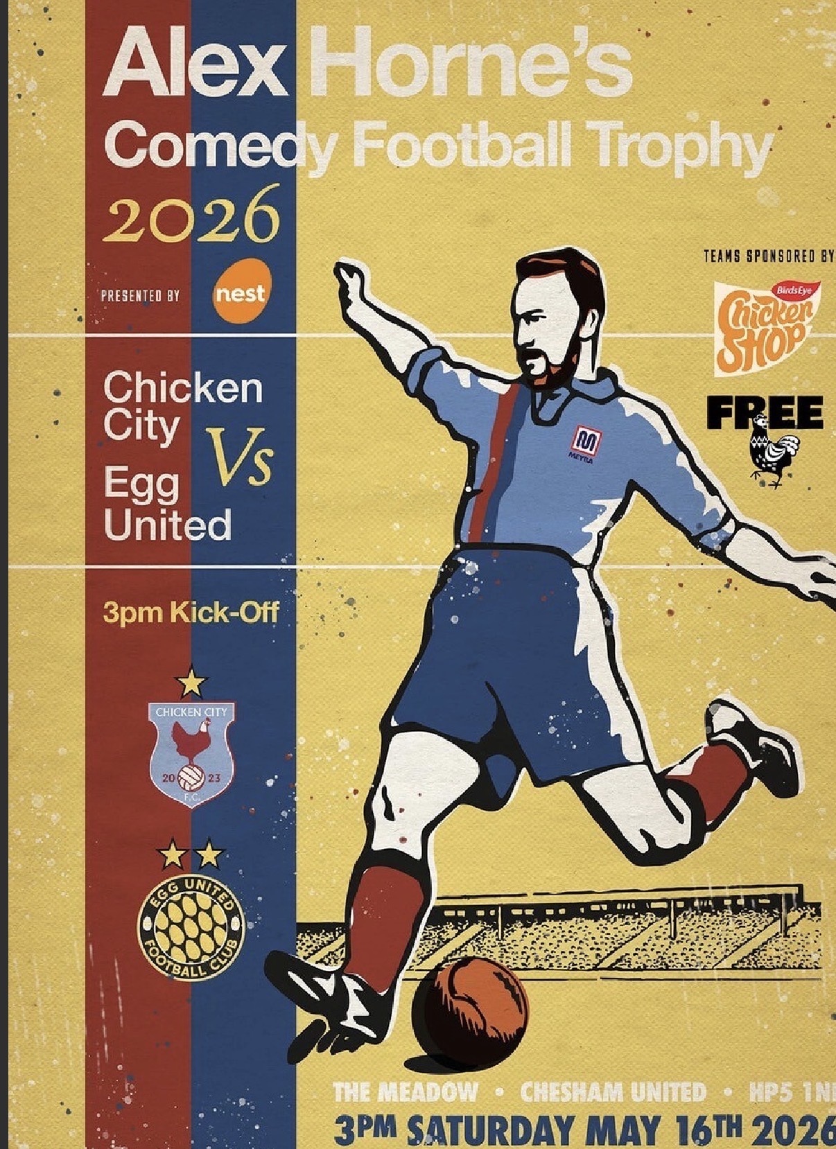 Alex Horne’s annual Comedy Football event returns with first team ...