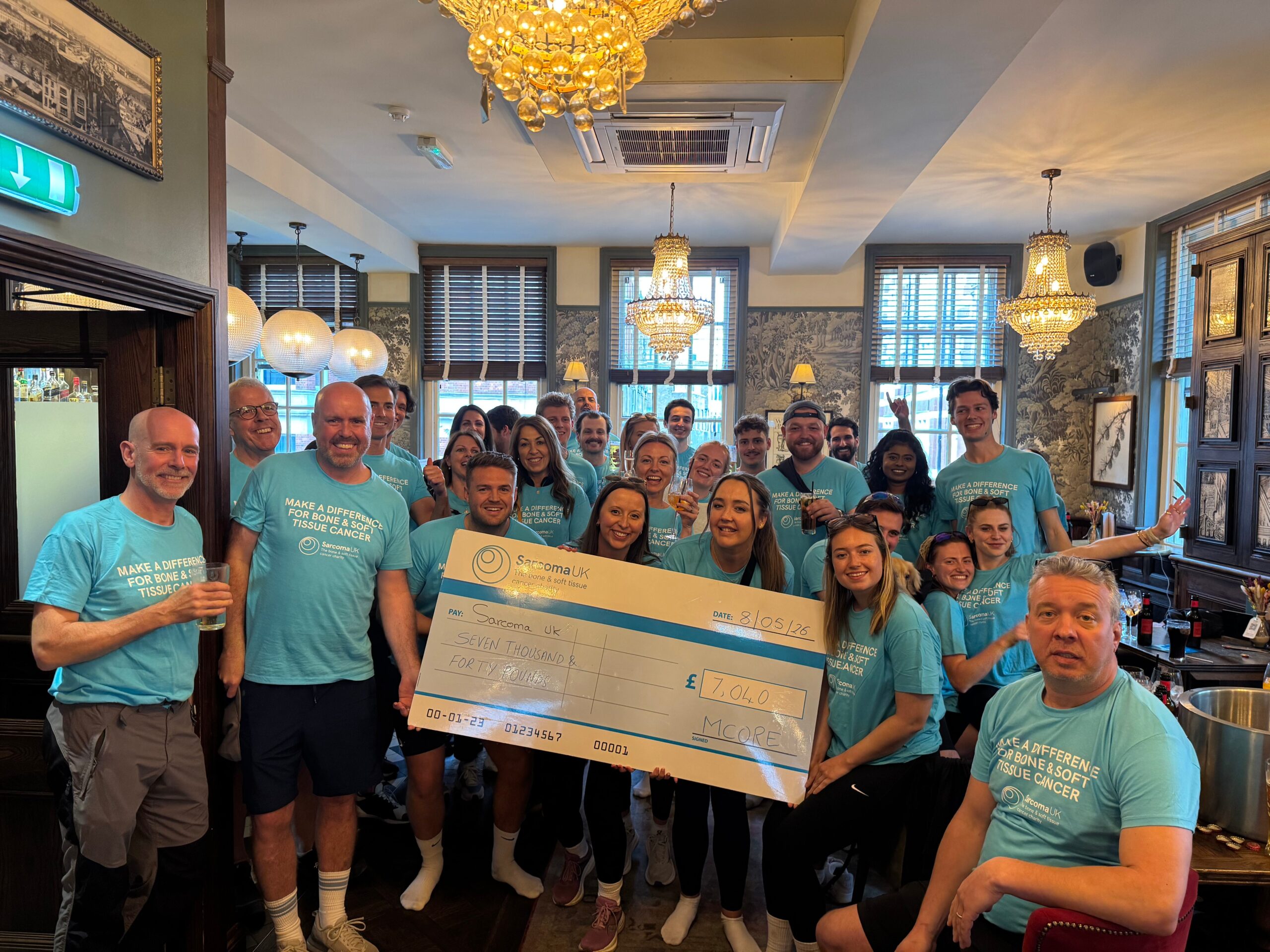 60 property professionals walk a marathon through London to fund ...