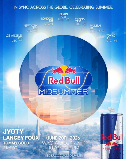 Red Bull Midsummer – A Global Electronic Music Event – Comes To London ...