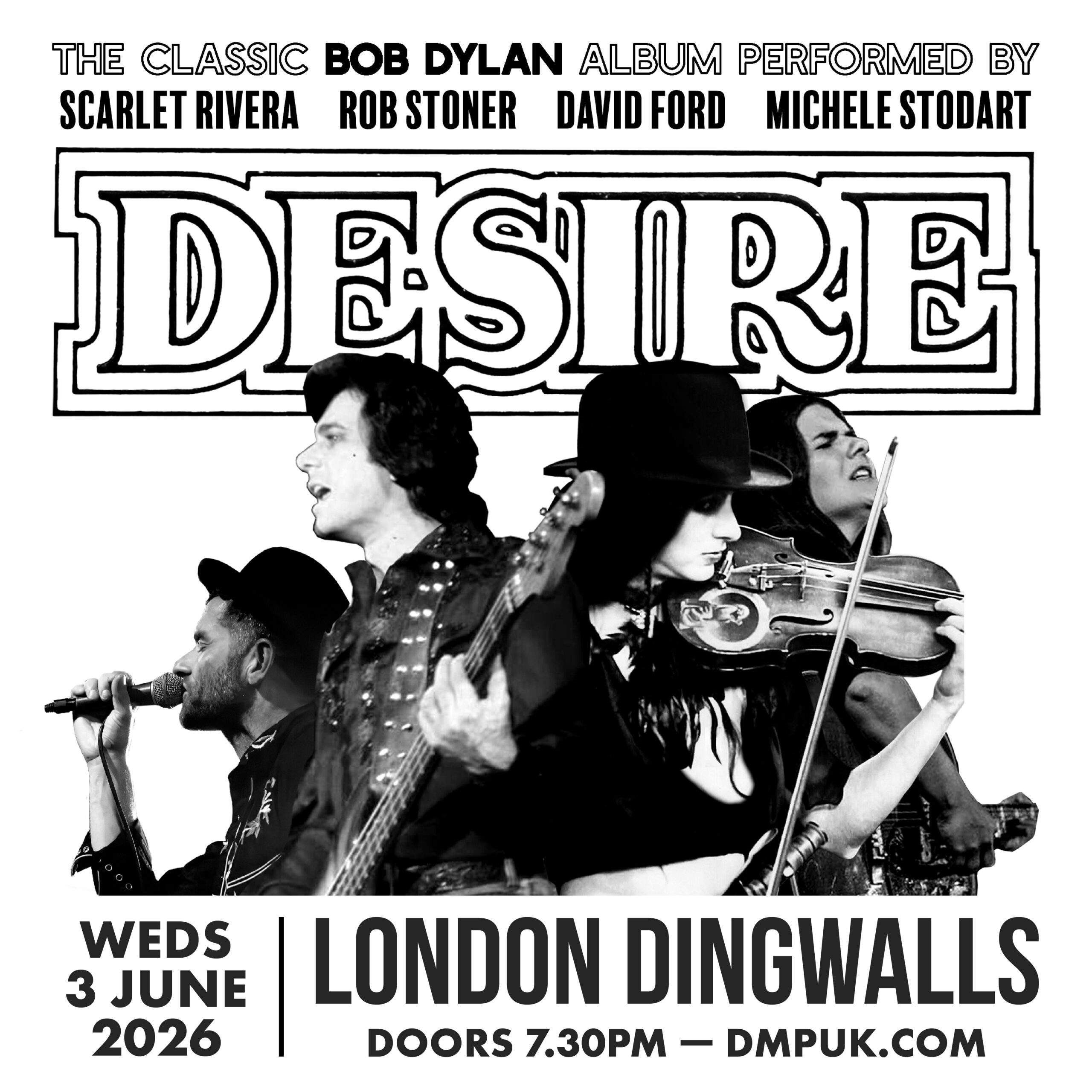 David Ford, Scarlet Rivera & Rob Stoner celebrate 50 Years of Bob Dylan ...