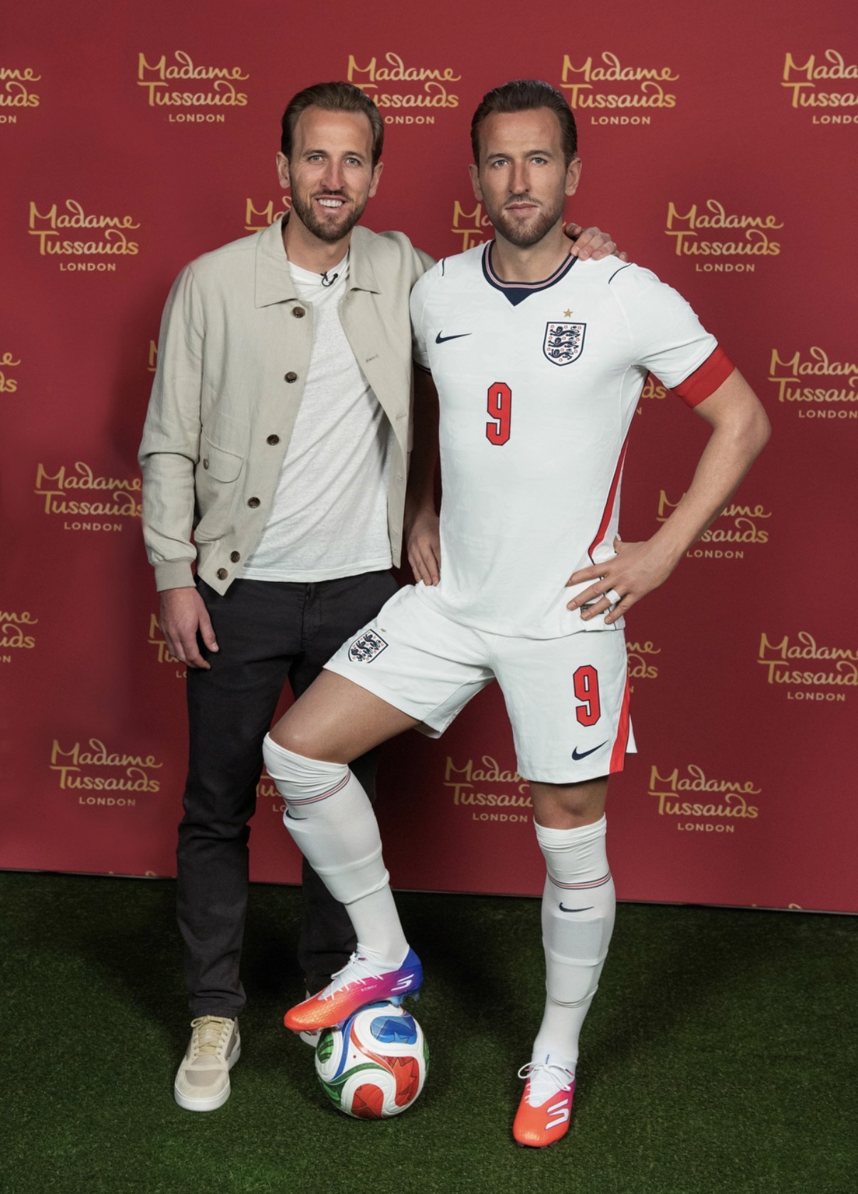 England Captain Harry Kane MBE scores first-ever figure at Madame ...