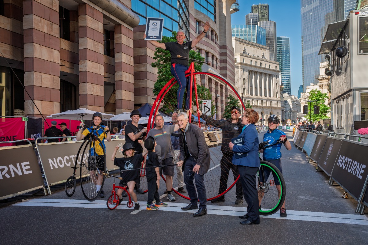 FIVE GUINNESS WORLD RECORDS TITLES ACHIEVED IN PENNY FARTHING SPECTACLE ...